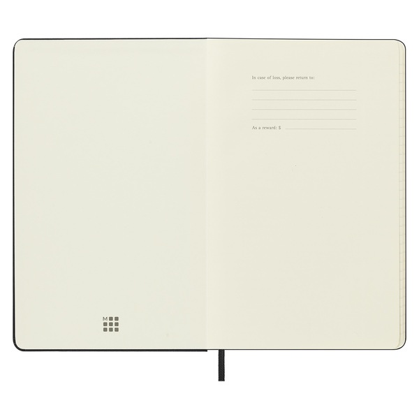 LIBRETA FORMATO DOBLE BLANDA NEGRA RAYADA-LISA - Minkred